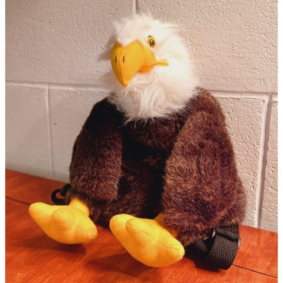 Legends | Accessories | Plush Bald Eagle Backpack Childs Fun Furry ...